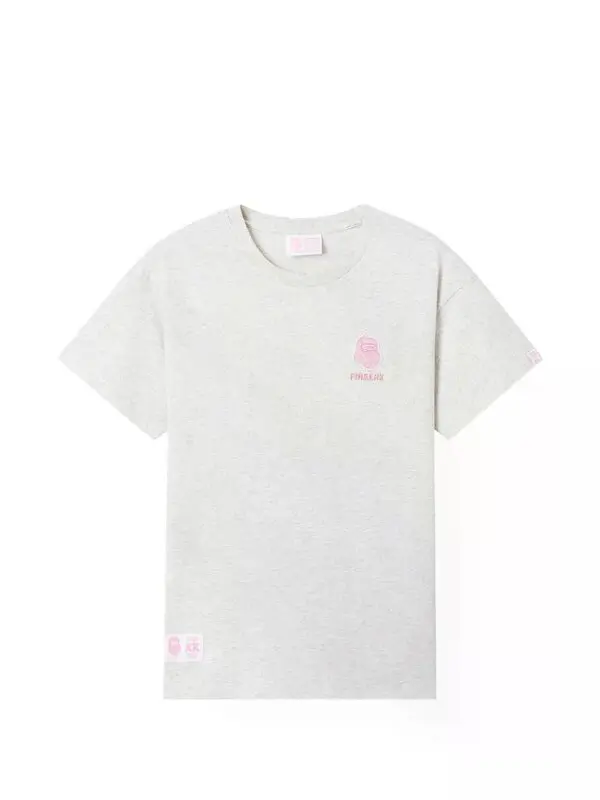 FINGERCROXX Logo-patch T-shirt - Grey