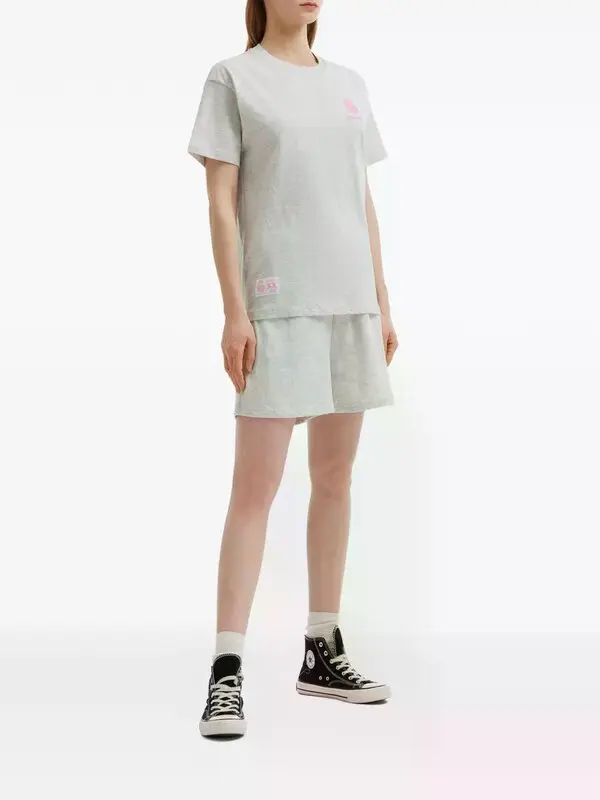 FINGERCROXX Logo-patch T-shirt - Grey