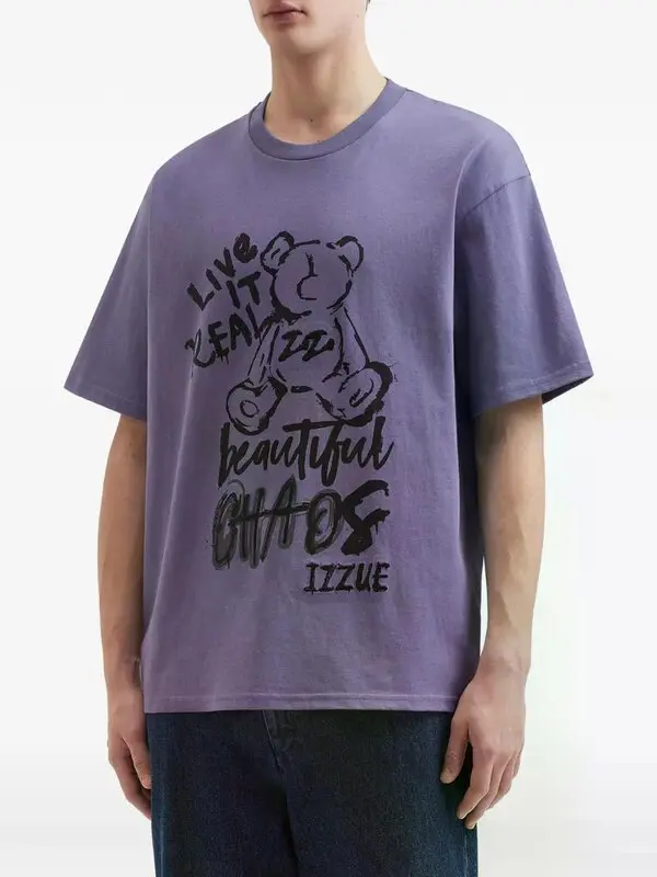 Izzue Bear-graphic T-shirt
