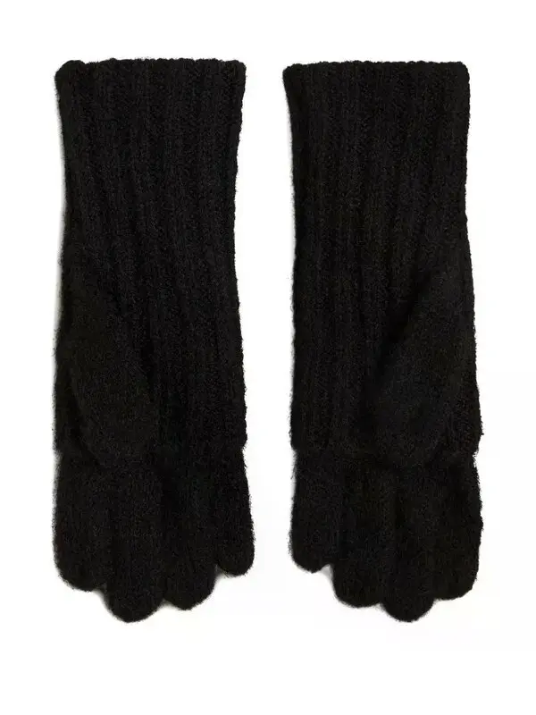 Karl Lagerfeld Ikon Pin Knitted Gloves