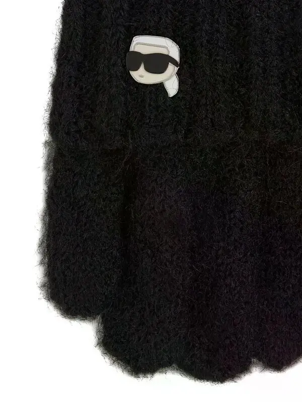 Karl Lagerfeld Ikon Pin Knitted Gloves