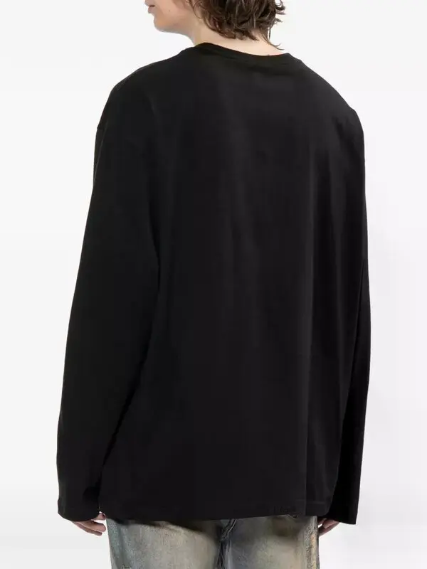 We11Done Logo-print Long-sleeved T-shirt