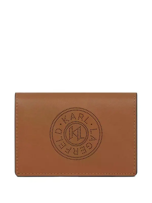Karl Lagerfeld K/circle Cardholder - Brown