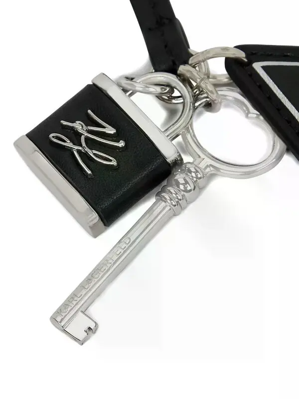 Karl Lagerfeld Logo-print Keyring