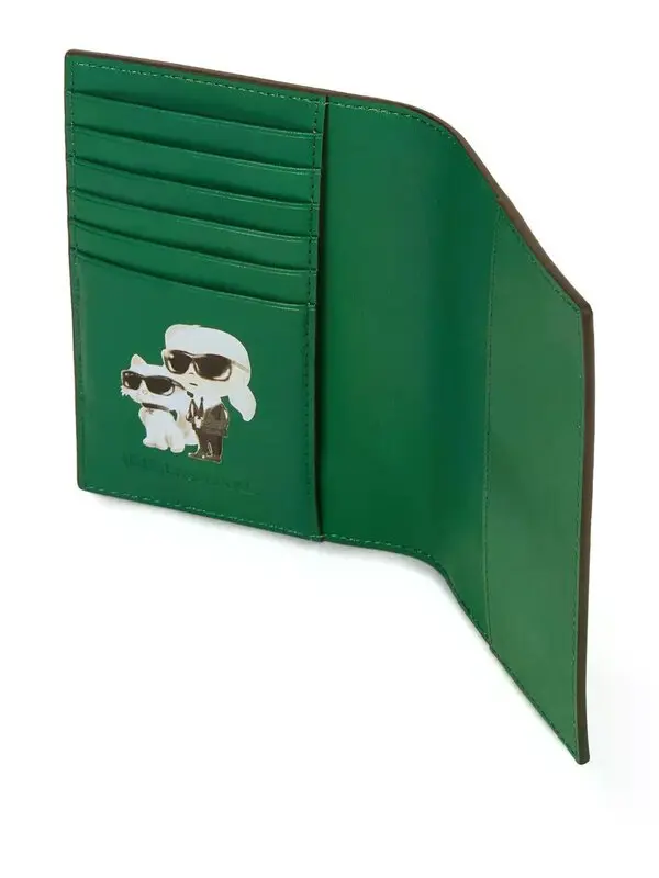 Karl Lagerfeld Ikon Smooth Passport Holder
