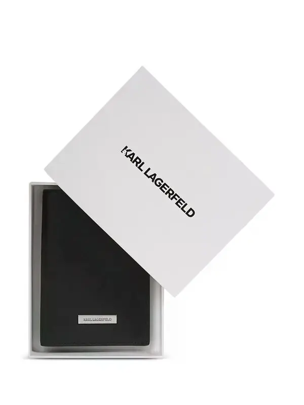 Karl Lagerfeld Ikon Smooth Passport Holder