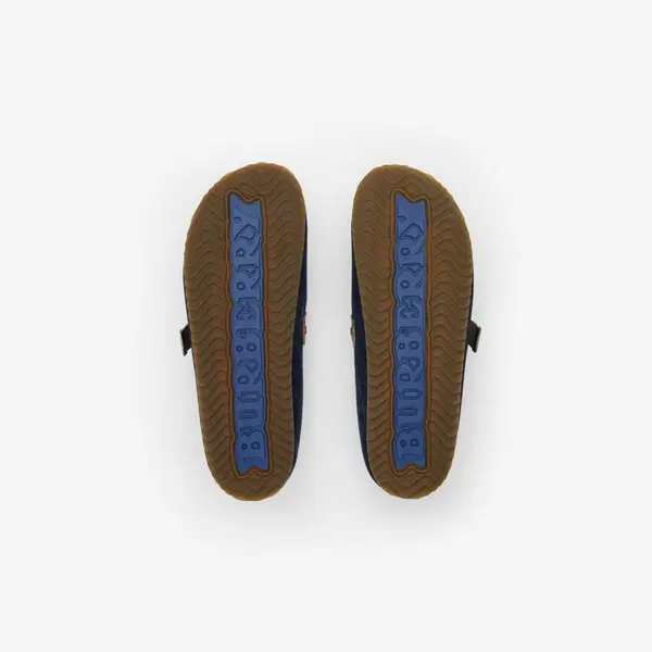 Burberry Check Denim Urchin Clogs