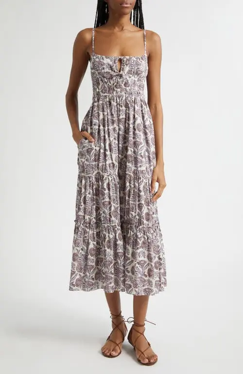 Ulla Johnson Aydin Print Tiered Sundress - Meadow