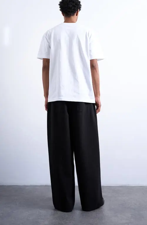 Topman Herringbone Pants - Black