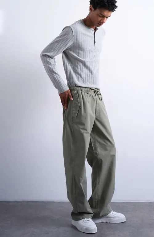 Topman Baggy Canvas Trousers
