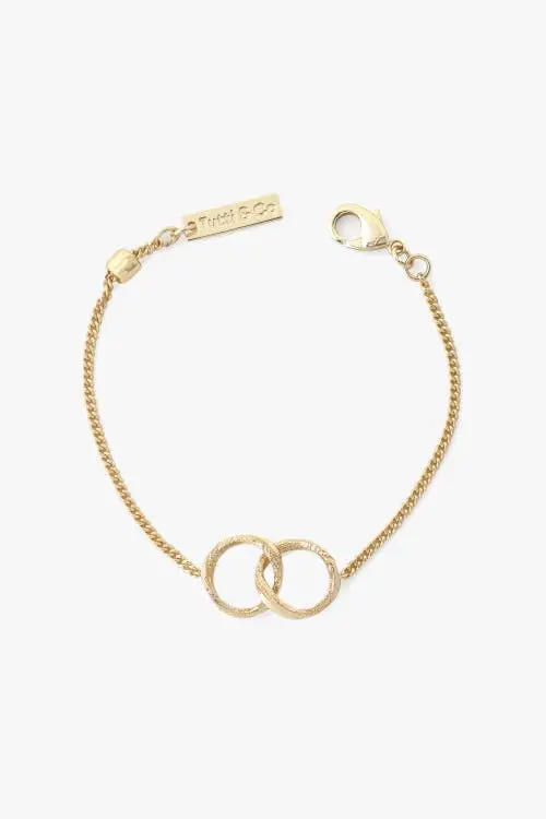 TUTTI Coast Bracelet With Interlocking Pendants - Gold