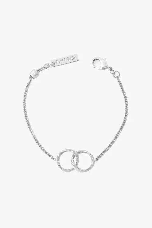 TUTTI Coast Bracelet With Interlocking Pendants - Silver