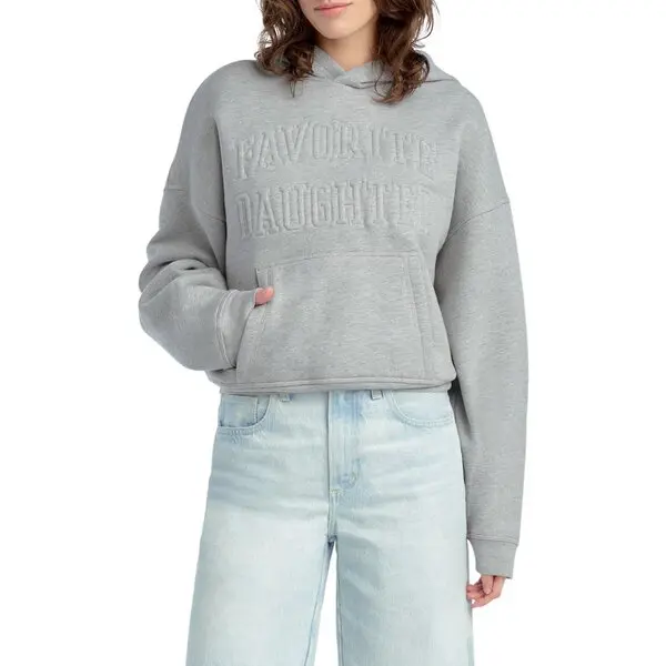 FAVORITE DAUGHTER Collegiate Embossed Hoodie