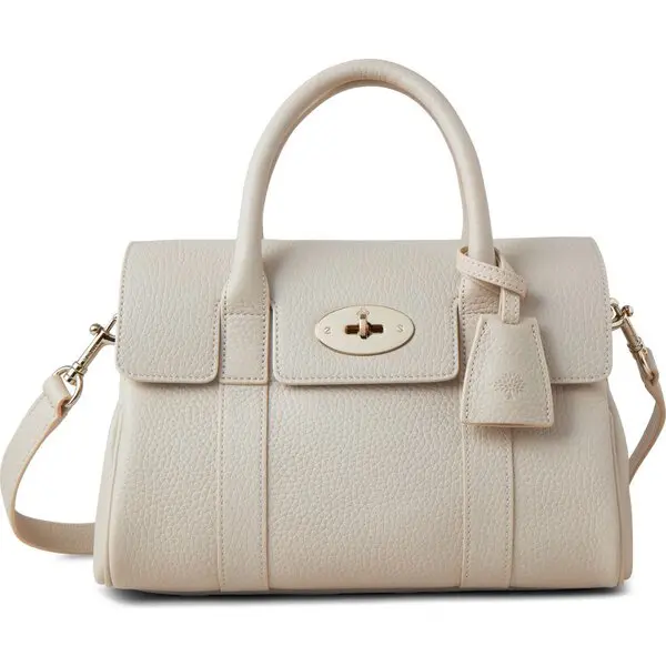 Mulberry Small Bayswater Satchel - Chalk