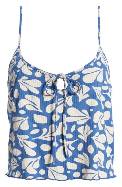 Rip Curl Surf Dreams Print Rib Camisole - Blue