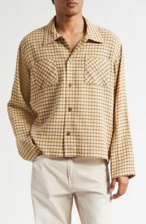 STOCKHOLM SURFBOARD CLUB Club Check Cotton Blend Overshirt