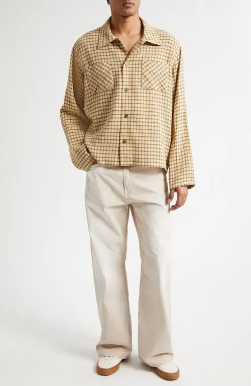 STOCKHOLM SURFBOARD CLUB Club Check Cotton Blend Overshirt