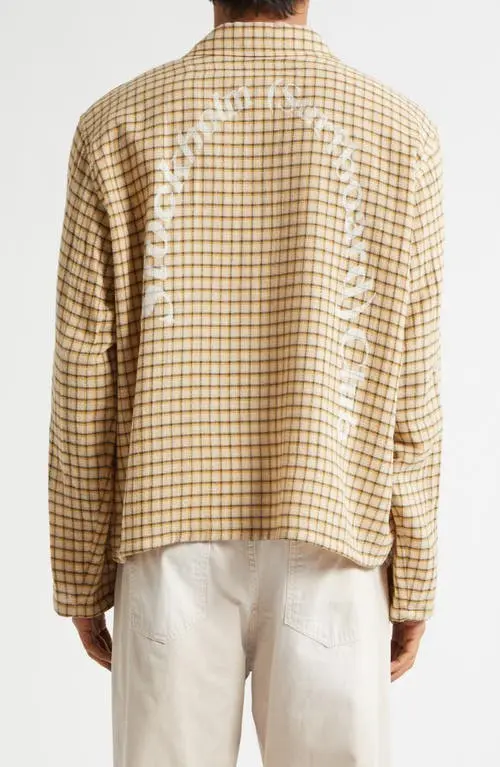 STOCKHOLM SURFBOARD CLUB Club Check Cotton Blend Overshirt