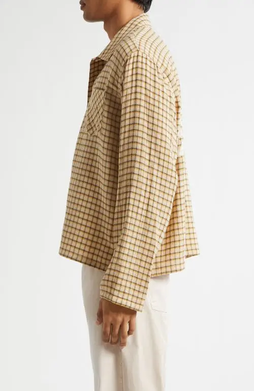 STOCKHOLM SURFBOARD CLUB Club Check Cotton Blend Overshirt