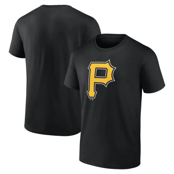 LOGO ATHLETIC Pittsburgh Pirates Official Logo T-shirt - Black