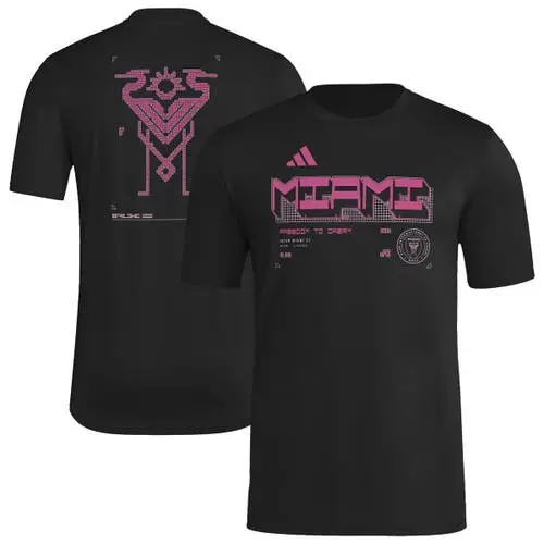 Adidas Inter Miami Cf 2026 Anthem Aeroready Pregame T-shirt - Black