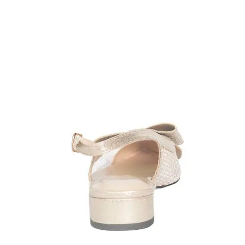 LAUREN LORRAINE Bow Slingbacks