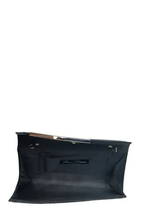 LAUREN LORRAINE Lisa Evening Clutch - Black
