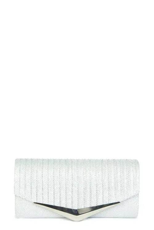 LAUREN LORRAINE Lyla Evening Bag - Silver