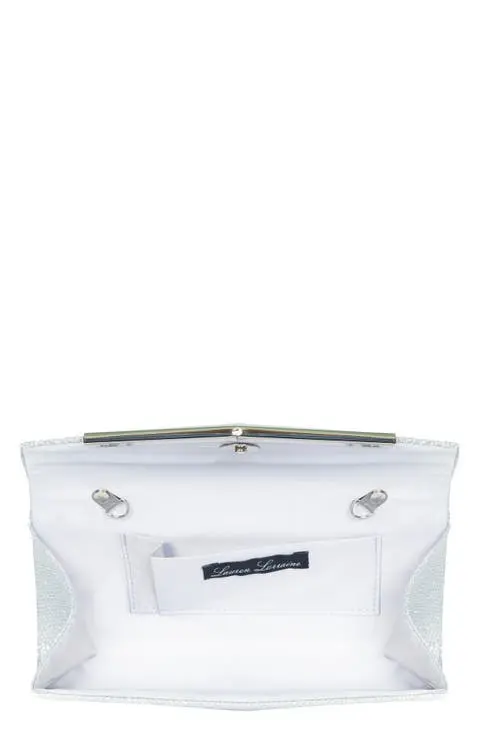 LAUREN LORRAINE Lyla Evening Bag - Silver
