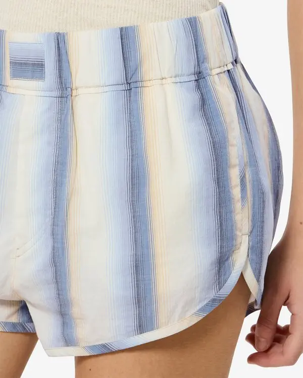 Isabel Marant Étoile Melinea Striped Shorts - Blue