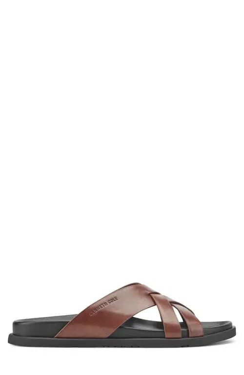 KENNETH COLE Slide Sandal - Cognac