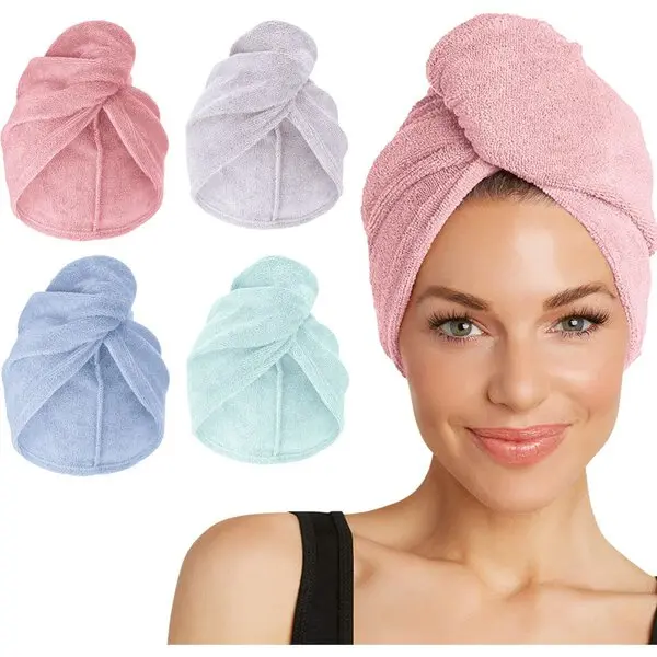 TURBIE TWIST Microfiber Hair Towels - Blue