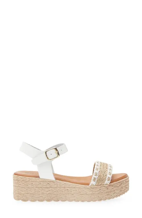 Cordani Bryce Platform Sandal - White