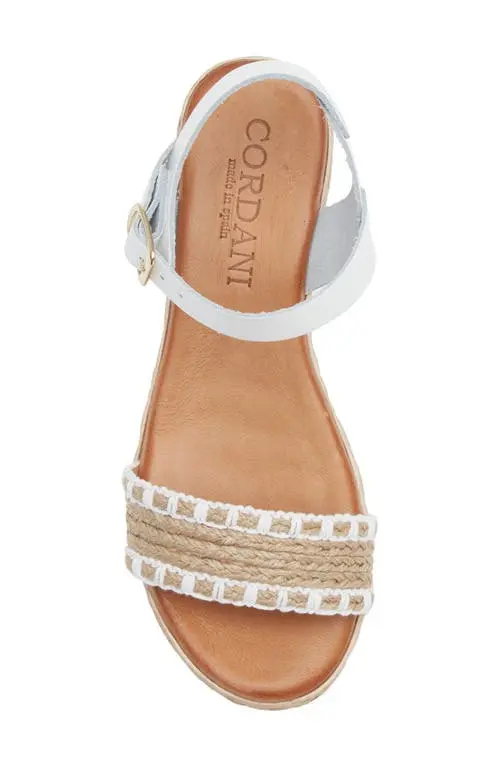 Cordani Bryce Platform Sandal - White