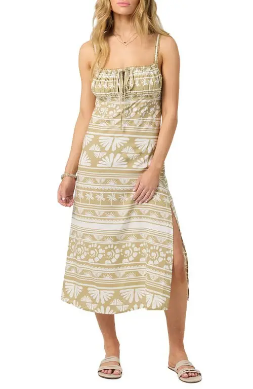 O'Neill Wiley Printed Midi Sundress - Twill