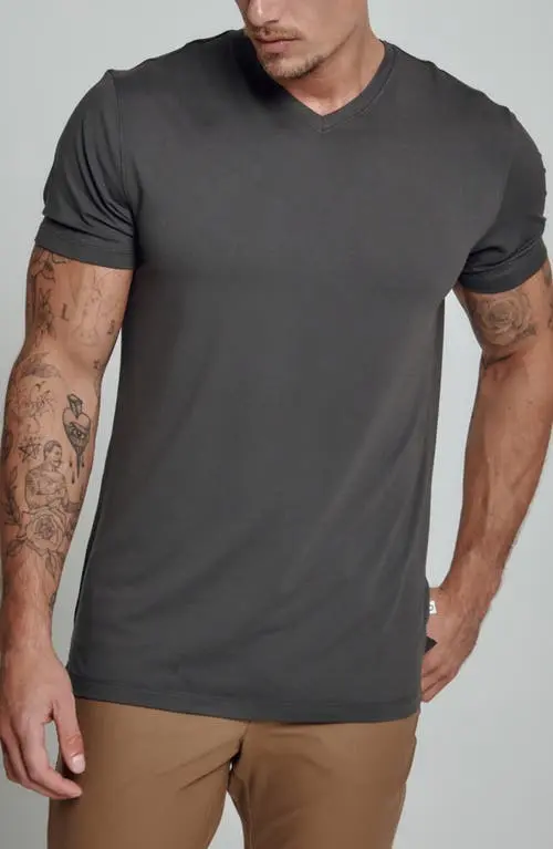 7 Diamonds Core V-neck T-shirt - Graphite