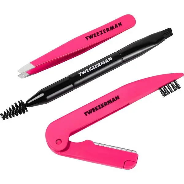 TWEEZERMAN Mini Brow Rescue Kit - Pink