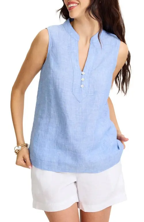 Tommy Bahama Coastalina Linen Vest - French Blue