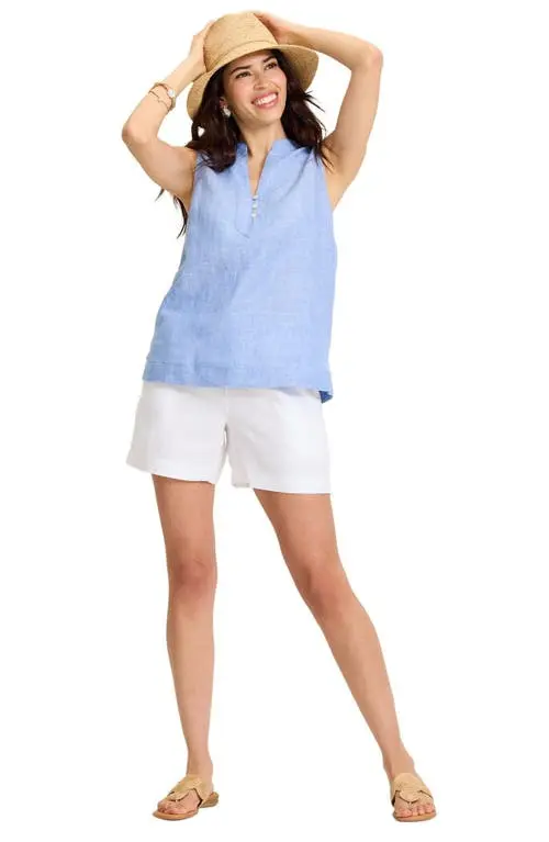Tommy Bahama Coastalina Linen Vest - French Blue