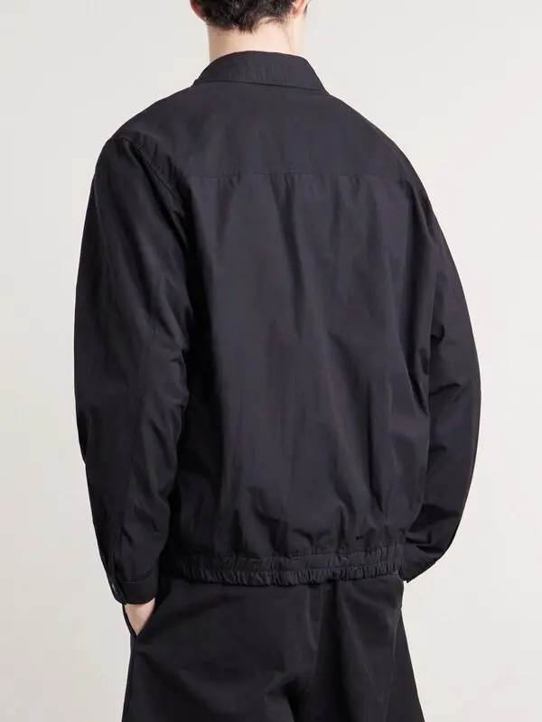 ATON Cotton-blend Gabardine Harrington Jacket