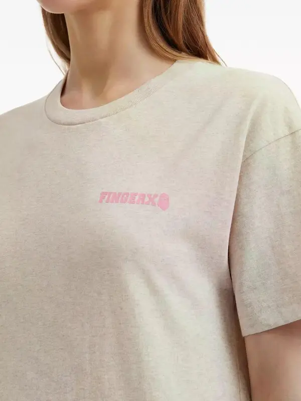 FINGERCROXX Round-neck T-shirt - Neutrals