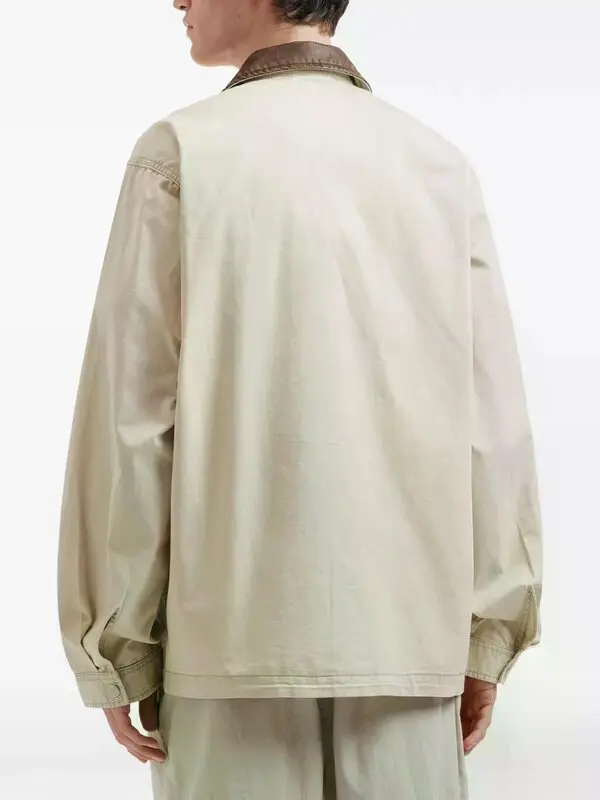Izzue Logo-patch Shirt Jacket