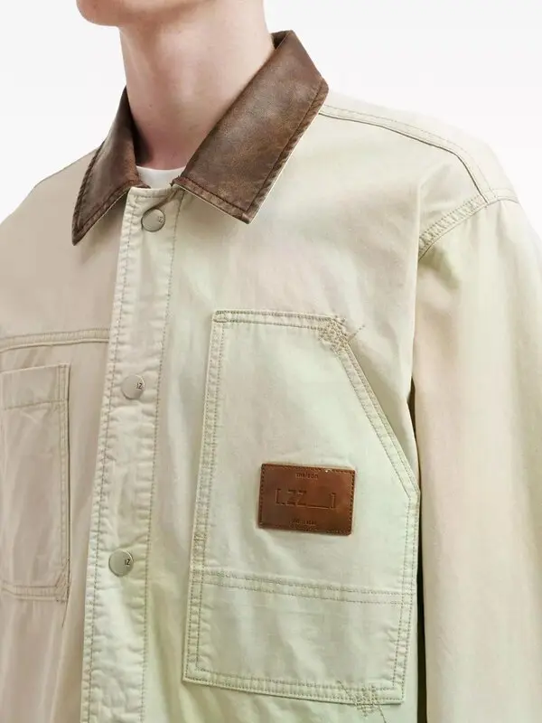 Izzue Logo-patch Shirt Jacket