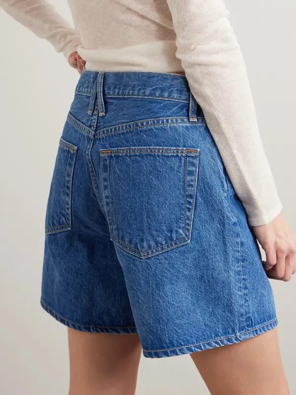 SLVRLAKE Walker Denim Shorts - Blue
