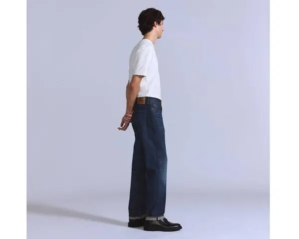 LEVI'S 1980's 501 Original Fit Selvedge Jeans - Clipper