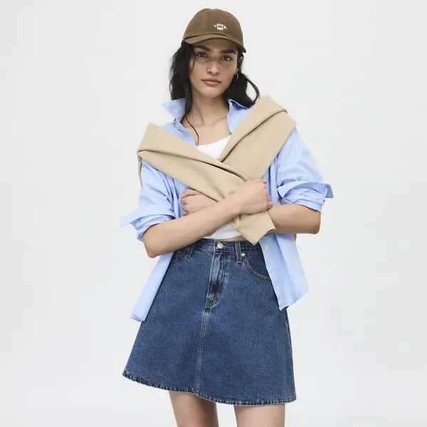 LEVI'S Mini Flounce A-line Skirt - Night Market