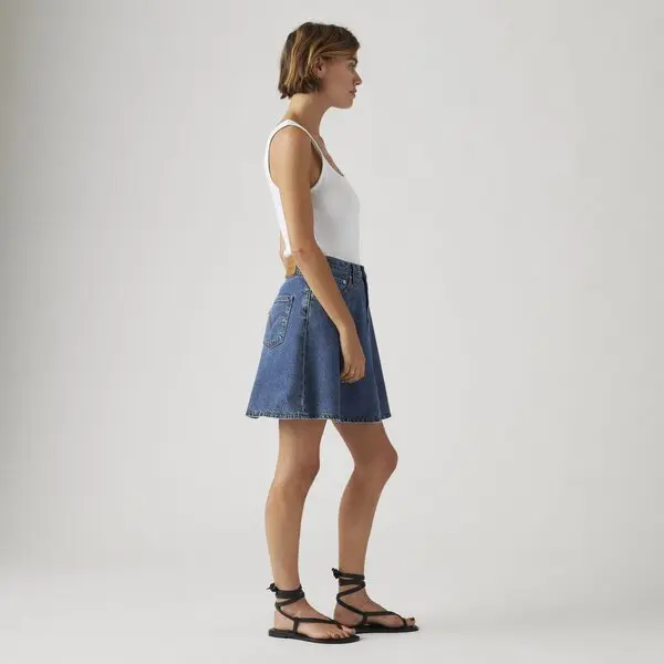 LEVI'S Mini Flounce A-line Skirt - Night Market