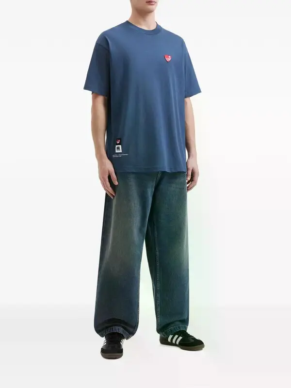 Izzue Heart-patch T-shirt - Blue