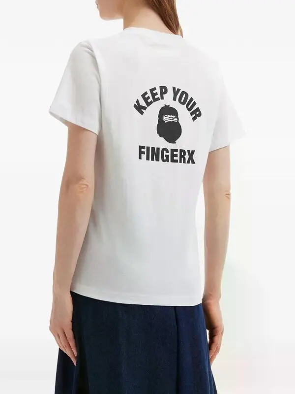 FINGERCROXX Printed T-shirt - White