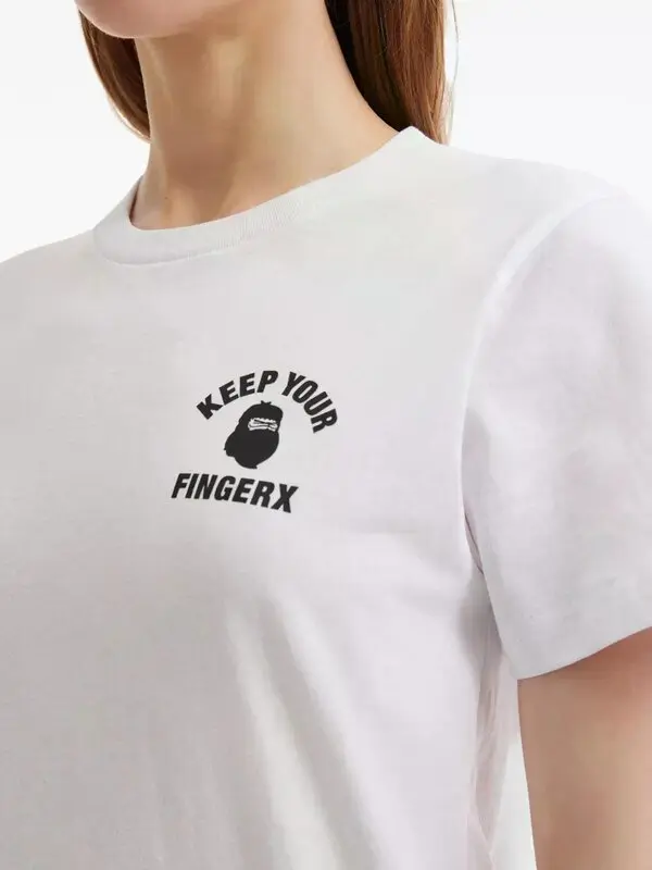 FINGERCROXX Printed T-shirt - White